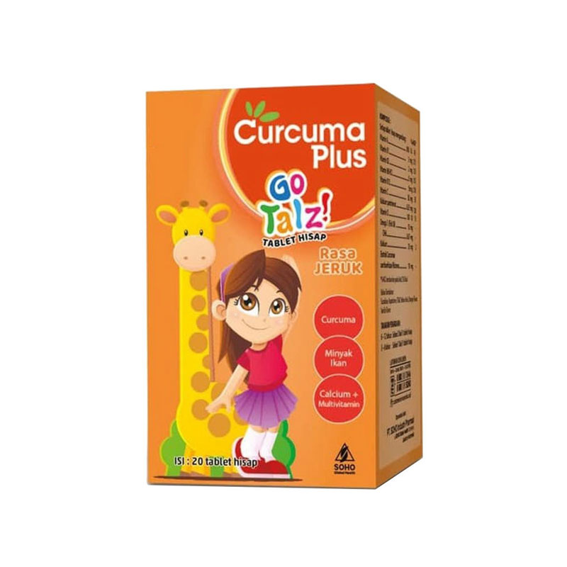 CURCUMA PLUS GROW ORANGE TAB 20S - RAJASUSU