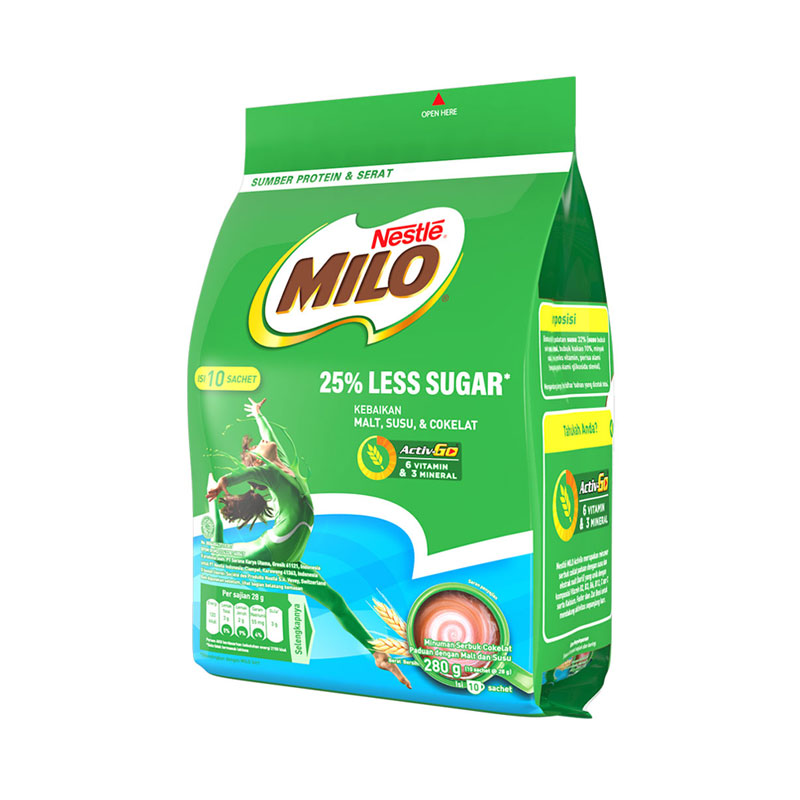 MILO LESS SUGAR 280 GR - RAJASUSU