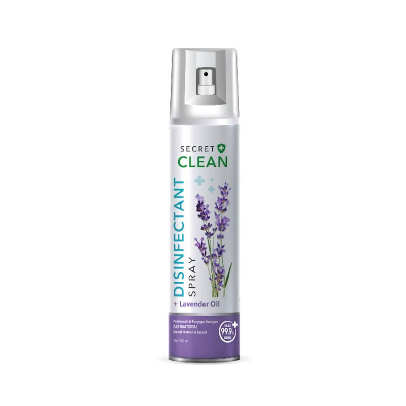 SECRET CLEAN DISINFECTANT SPRAY LAVENDER 200 ML - RAJASUSU