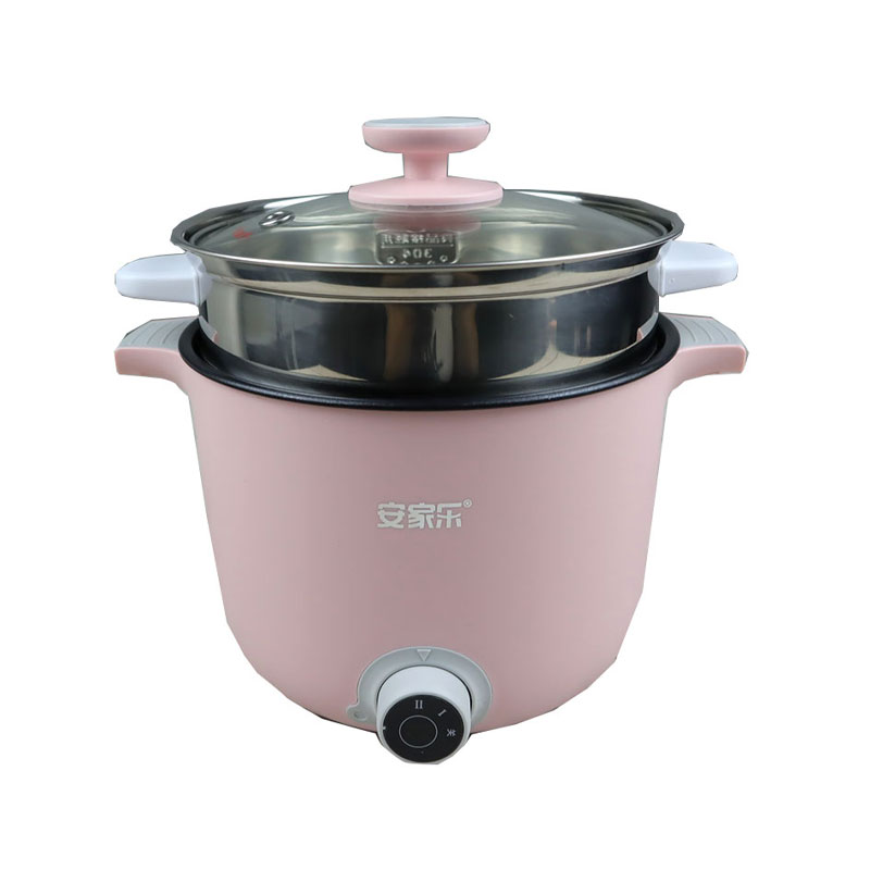 MULTIFUNCTIONAL ELECTRIC SKILLET 1.5L-PINK - RAJASUSU